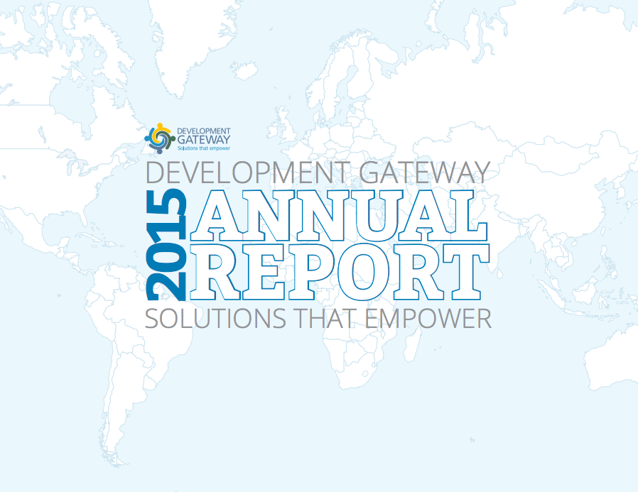 Development Gateway 2015 Annual Report – Development Gateway: An IREX ...