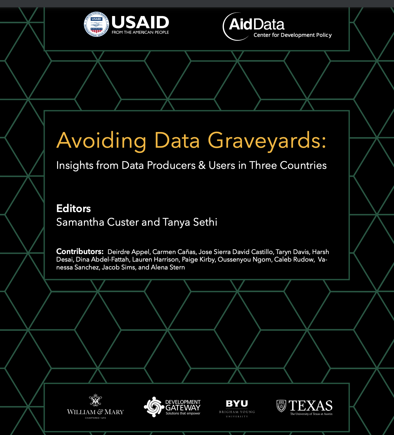 Development Data & Decision Making Reports – Development Gateway: An IREX Venture – Data and ...