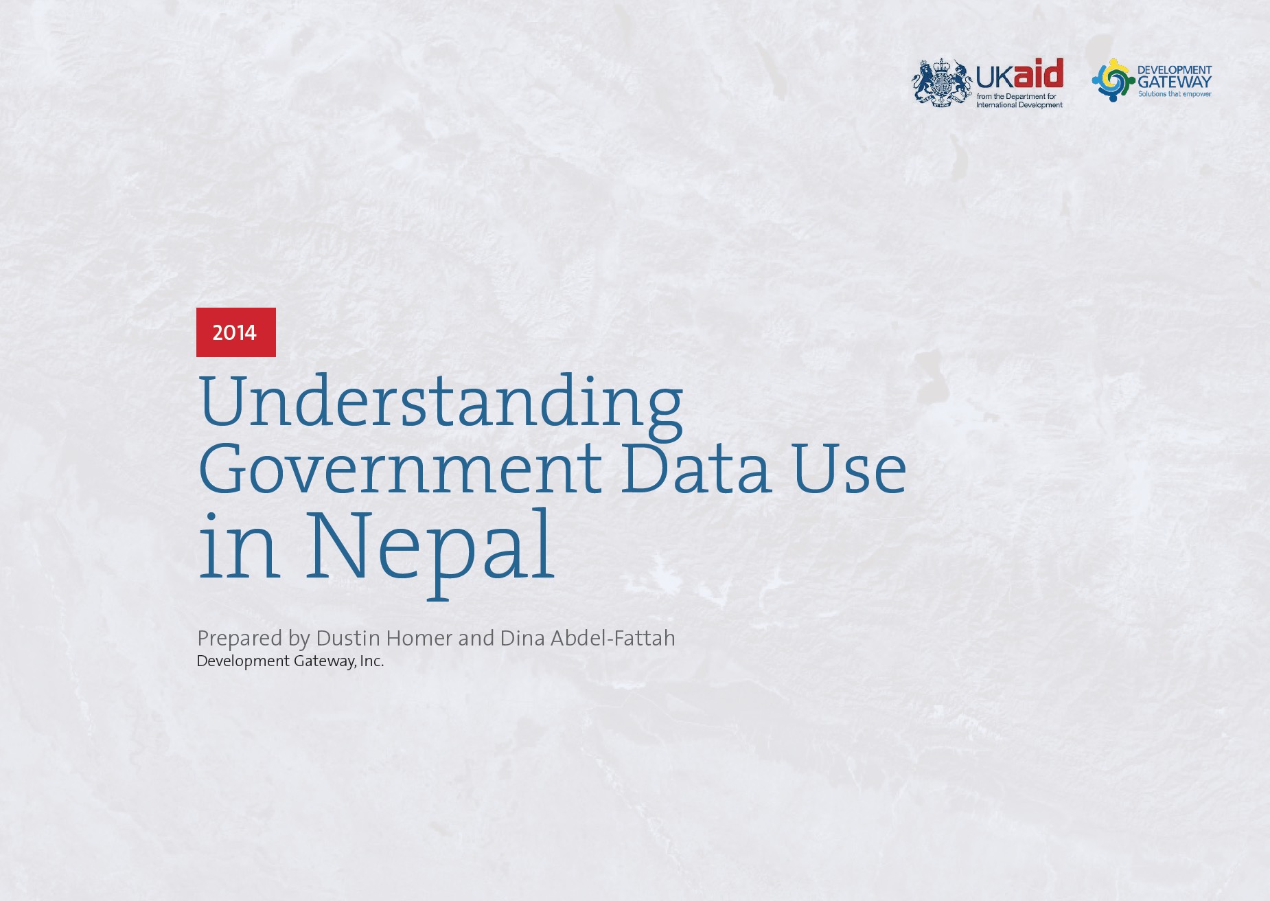 Understanding Government Data Use in Nepal – Development Gateway: An IREX Venture – Data and ...
